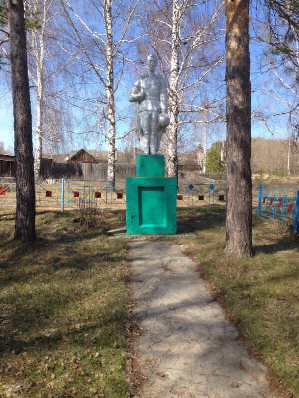 Anıt, heykel Погибшим воинам в годы Великий Отечественной войны, Kirovskaya oblastı, foto