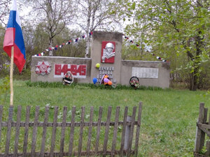 Погибшим воинам в ВОВ (Nizhniy Novgorod Region, Gaginskiy munitsipalny okrug, selo Ivkovo), anıt, heykel  Nijegorodskaya oblastından