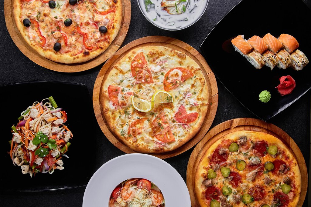 Suşi restoranı Pizza Maki, Saint‑Petersburg, foto