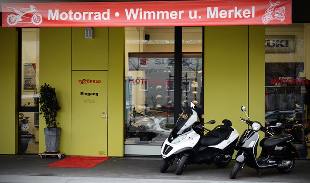 Motosiklet satışı Motorrad Wimmer und Merkel GmbH, Münih, foto