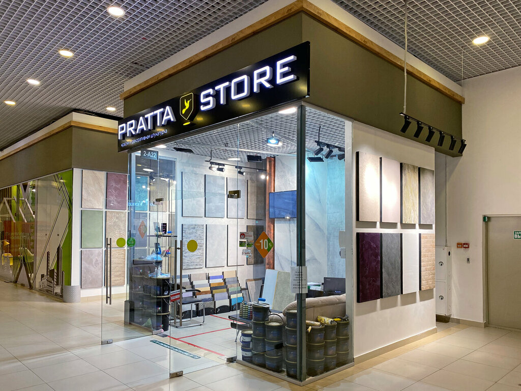 Dekoratif kaplama hizmetleri Pratta Store, Moskova, foto