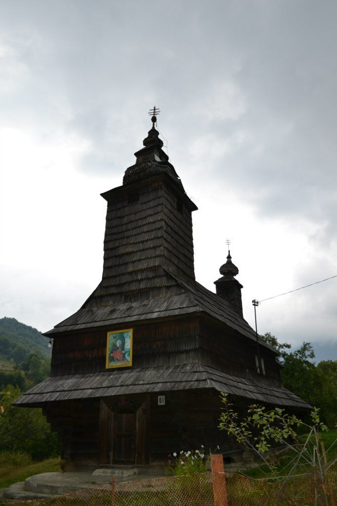 Ortodoks kiliseleri Saint Anne Orthodox church in Bukivtsovo, Zakarpatska oblastı, foto