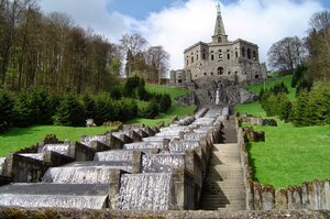 Kültür ve eğlence parkları Schloßpark Wilhelmshöhe, Hesse, foto