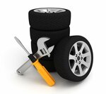 Tire fitting and repair (Biarozavy Gaj Street No:2Г, Village of Barawliany), oto lastik tamiri  Minskaya oblastından