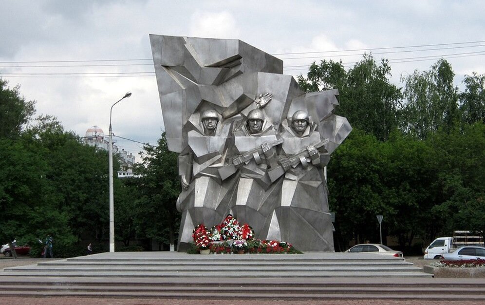Anıt, heykel Подольским курсантам, Moskova ve Moskovskaya oblastı, foto