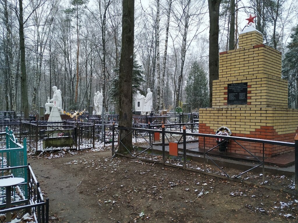 Anıt, heykel Братская могила воинов Советской Армии, Puşkino, foto