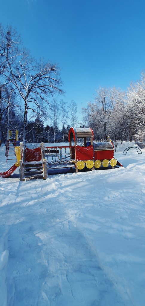 Oyun alanı Playground, Partizansk, foto