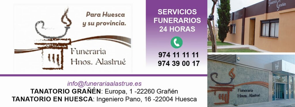 Cenaze hizmetleri Tanatorio Grañen Funeraria Hermanos Alastrué, Aragon, foto
