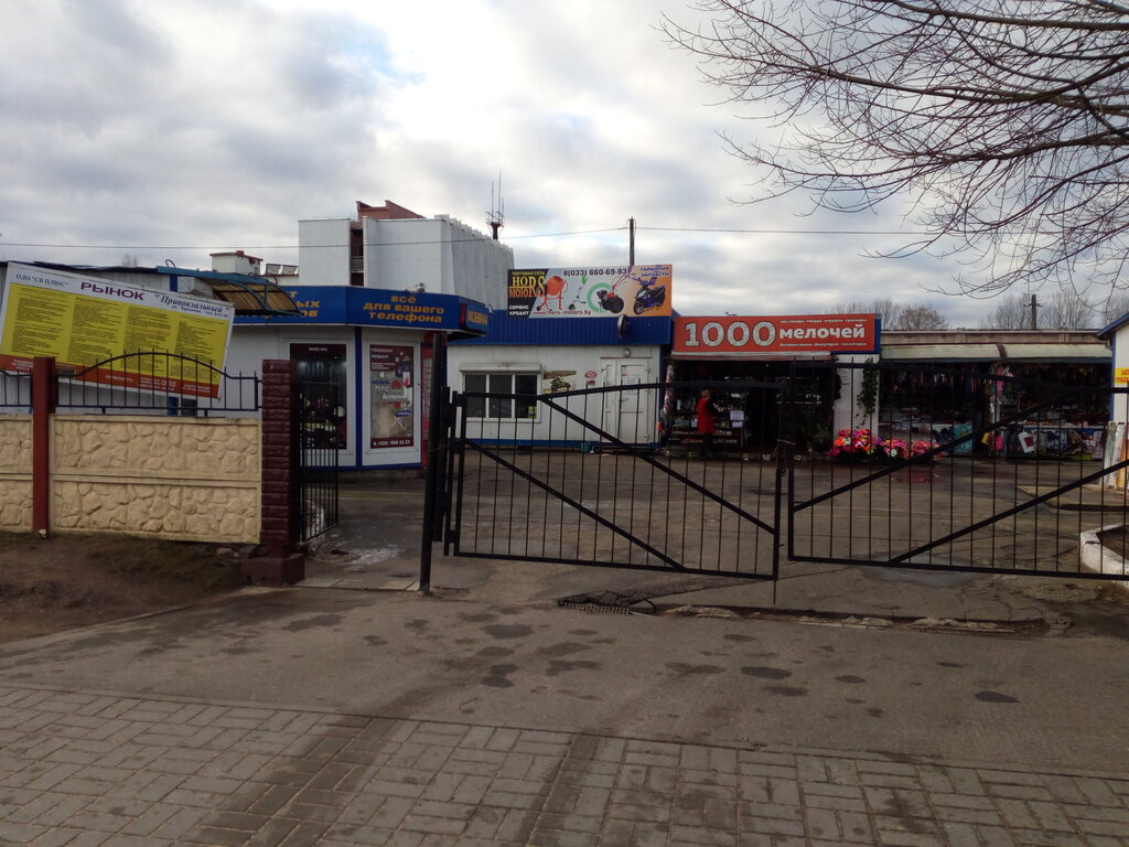 Giyim pazarı Привокзальный рынок, Lida, foto