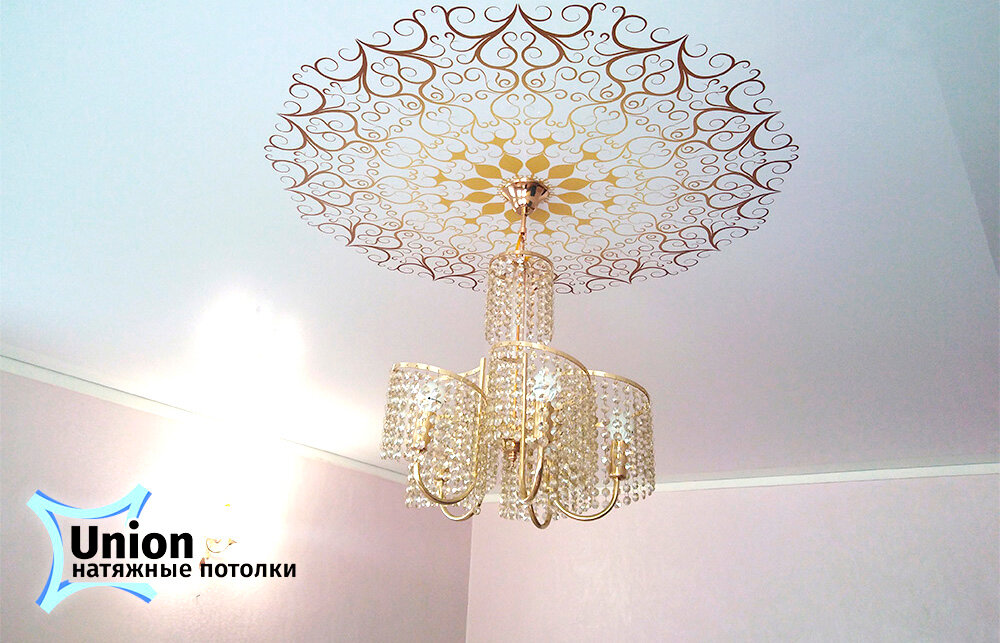 Tavan sistemleri Stretch ceiling Union, Rostovskaya oblastı, foto