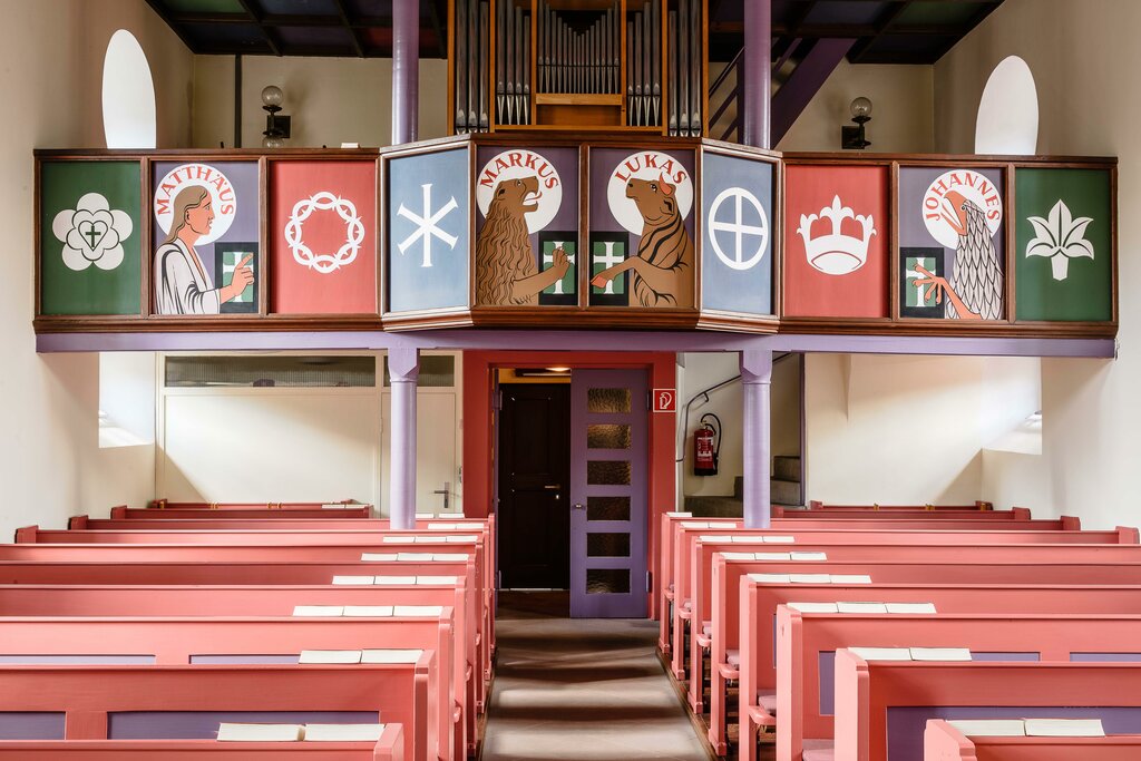 Dini dernekler Evangelische Kirche Schlierbach - Evangelische Kirchengemeinde Schlierbach, Hesse, foto