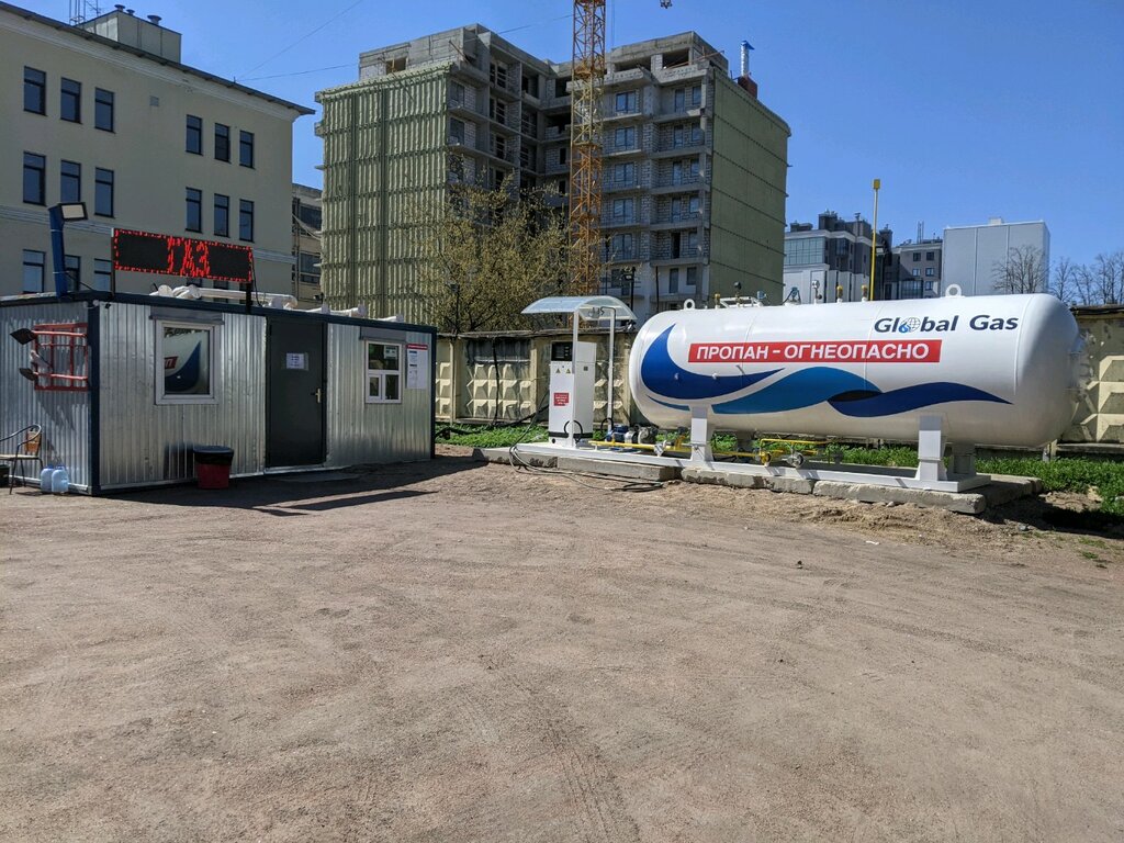 Otogaz dolum istasyonu Global Gas, Saint‑Petersburg, foto