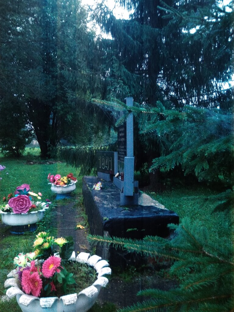 Anıt, heykel Воинам-односельчанам, павшим в Великой Отечественной войне, Vologodskaya oblastı, foto