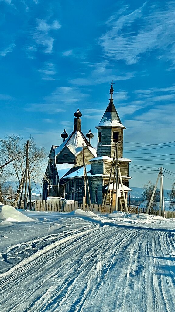 Ortodoks kiliseleri Церковь Параскевы Пятницы, Krasnoyarski krayı, foto