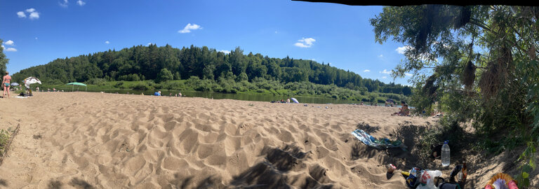 Resort oteller, tesisler База отдыха Угра, Kalujskaya oblastı, foto