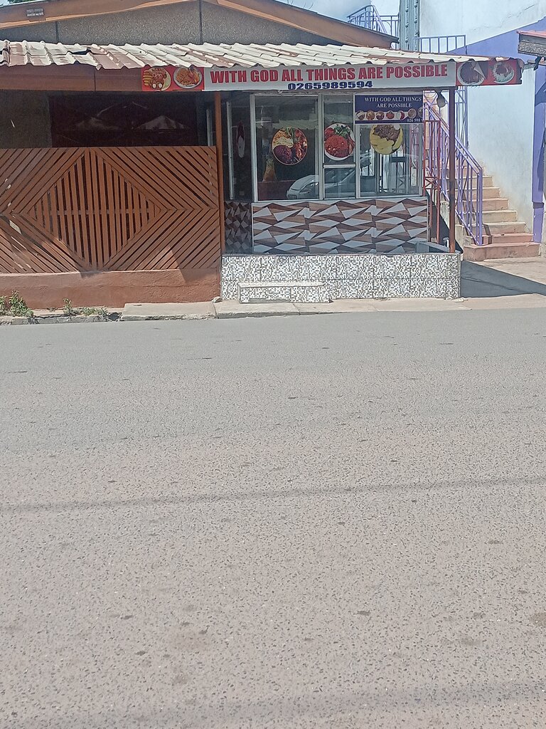 Kantin, yemekhane WithGod all things are possible, Dünya, foto