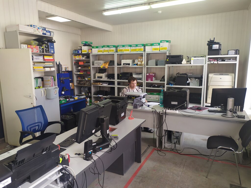 Elektronik ofis ekipmanları tamiri Servisny Tsentr Zapravkino, Rostovskaya oblastı, foto