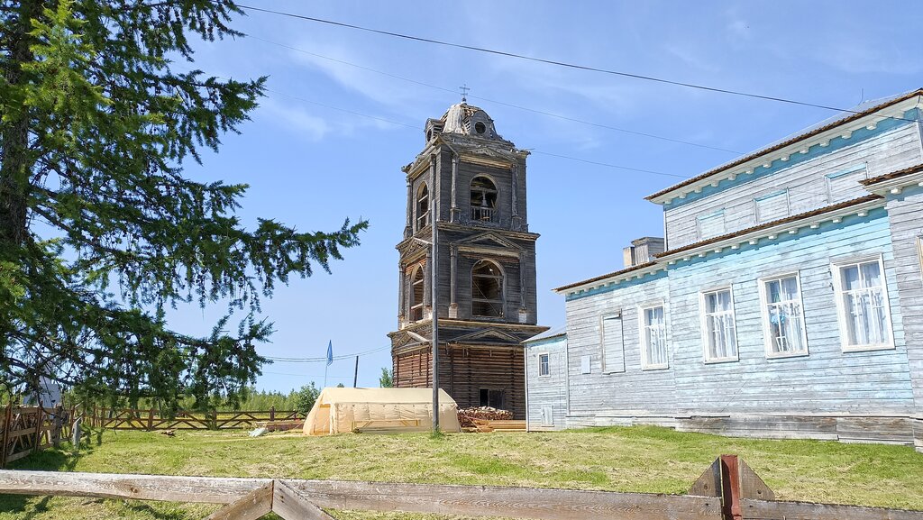 Turistik yerler Здание бывшей деревянной церкви Собора Пресвятой Богородицы, Komi, foto