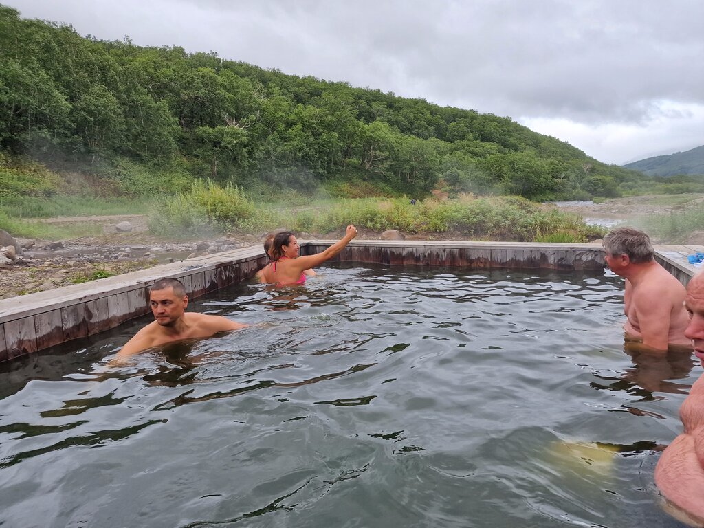 Gayzer Карымшинские горячие источники, Kamçatski krayı, foto