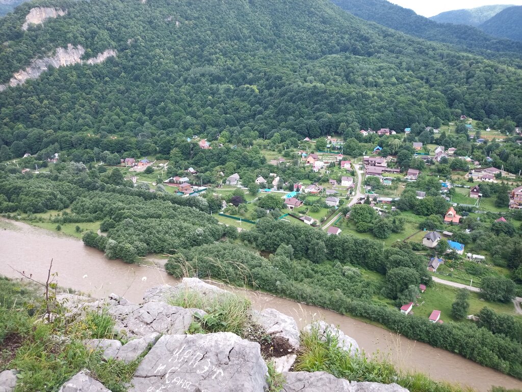 Turistik yerler Скала Паровозик, Krasnodarski krayı, foto