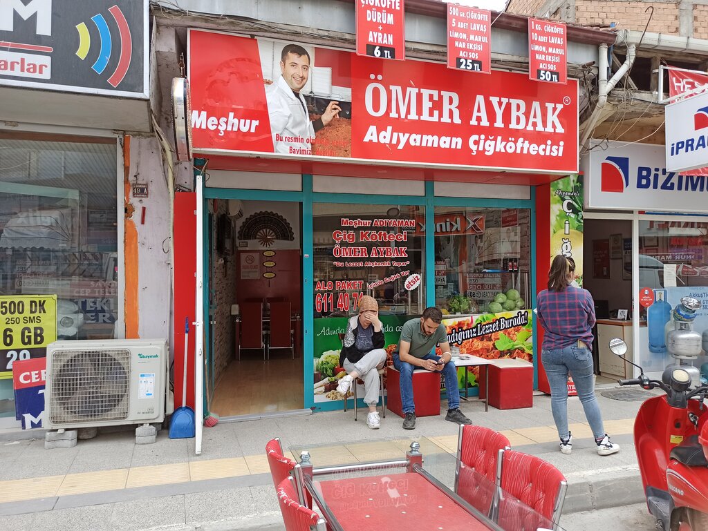 Fast food Meshur Adıyaman Çiğ Köftecisi Ömer Aybak, Osmancık, foto