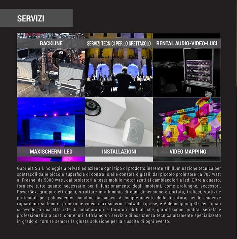 Kiralama noktası Gabriele - Music e Light Equipments, Calabria, foto