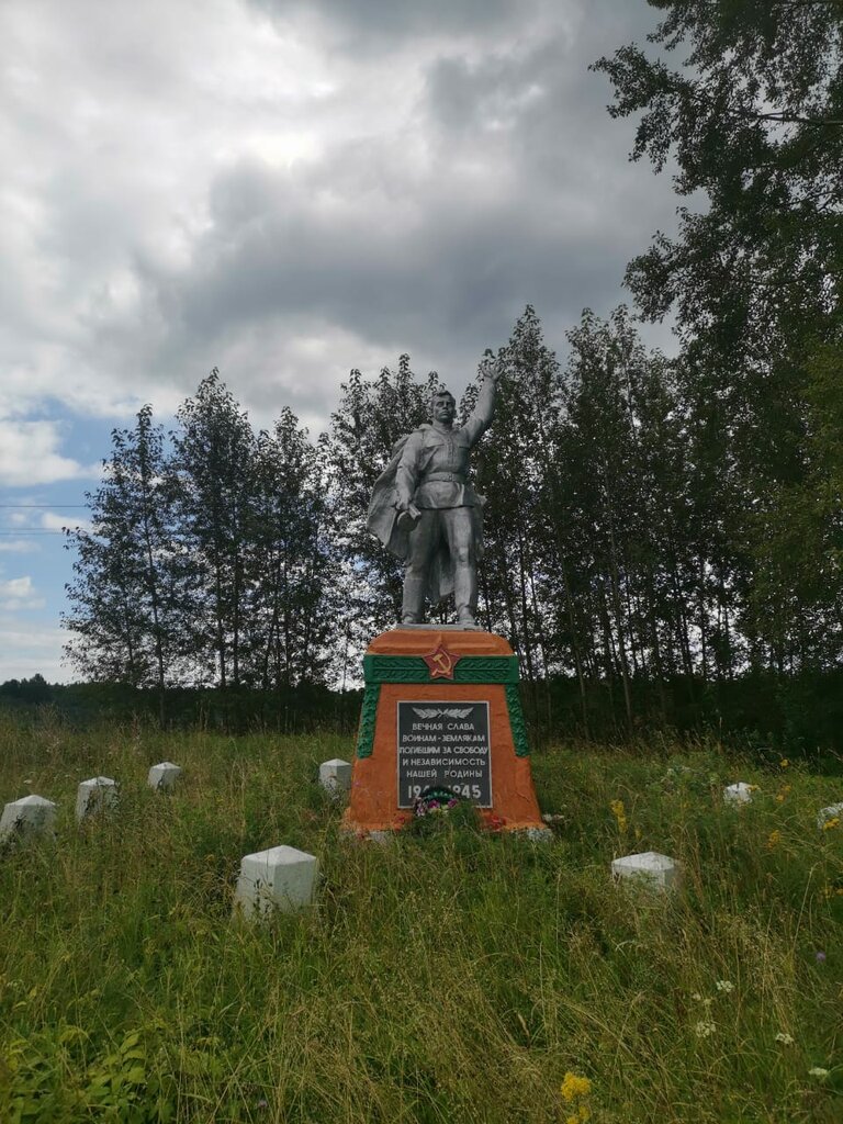 Anıt, heykel Воинам, павшим в годы Великой Отечественной войны, Yaroslavskaya oblastı, foto