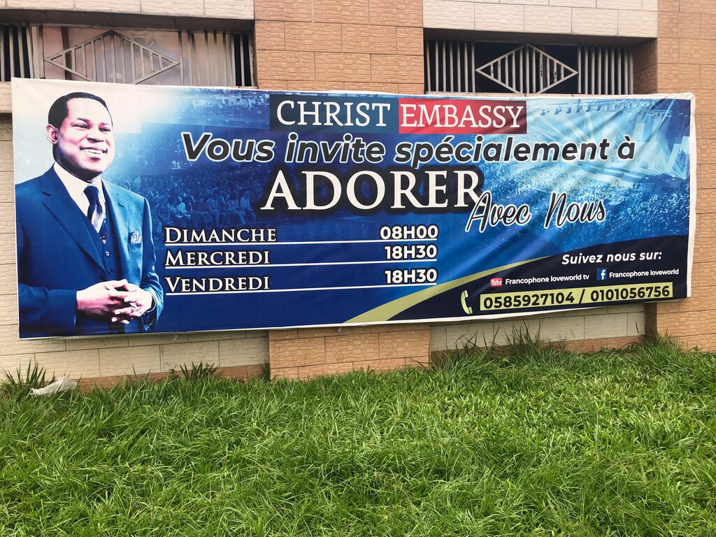 Protestan kilisesi Eglise christ embassy, Abican, foto
