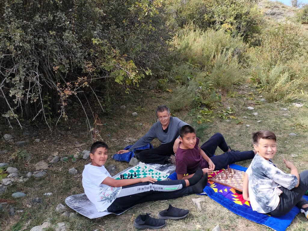 Turistik yerler Shet-Merki River Gorge, Almatı eyaleti, foto