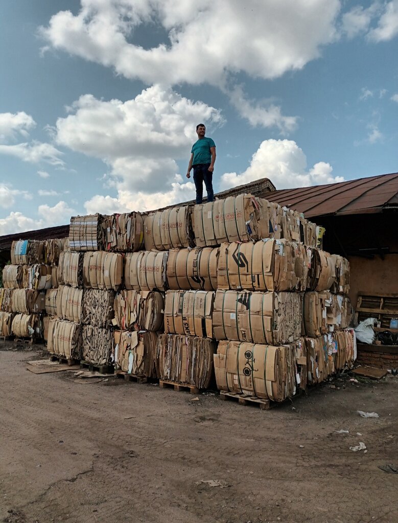 Geri dönüşüm maddeleri Eco Grad, Furmanov, foto