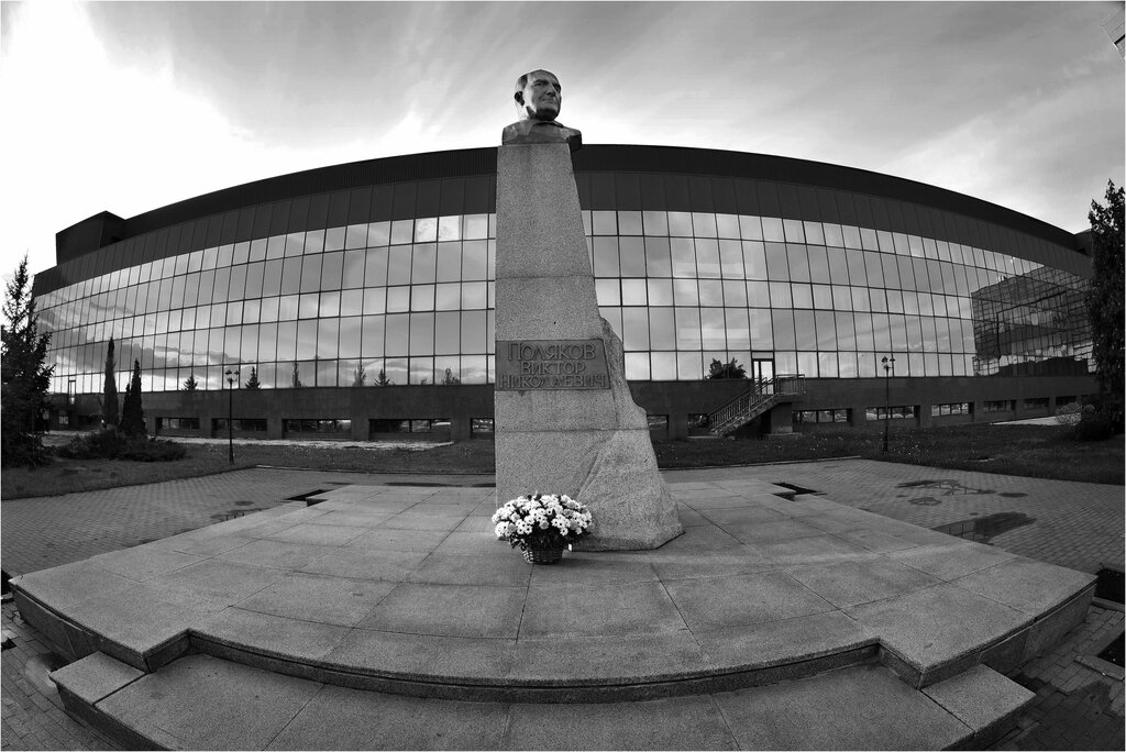 Anıt, heykel V.N. Polyakov, Tolyatti (Togliatti), foto