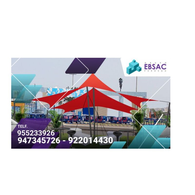 Çerçeve ve çadır yapıları Ebsac, Lima, foto