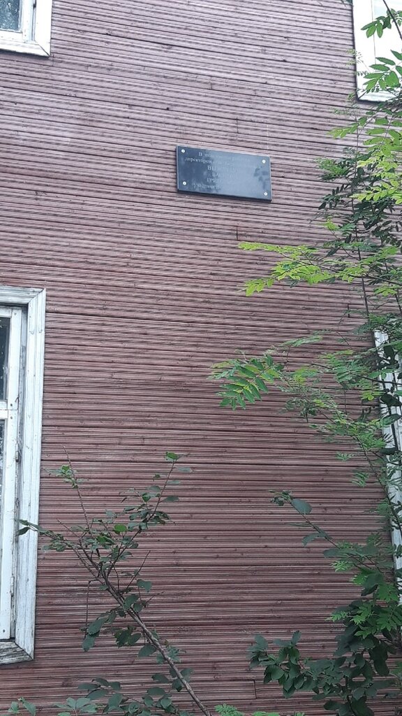 Anıt levhası, anıt taş В.Г. Выжлецову, Arhangelskaya oblastı, foto
