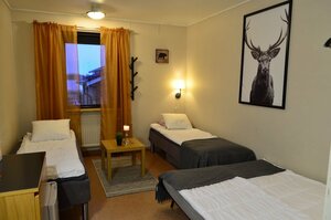 River Motell & Vandrarhem (Norrbotten, Haparanda, Haparanda, Strandgatan), otel  Norrbotten County'den