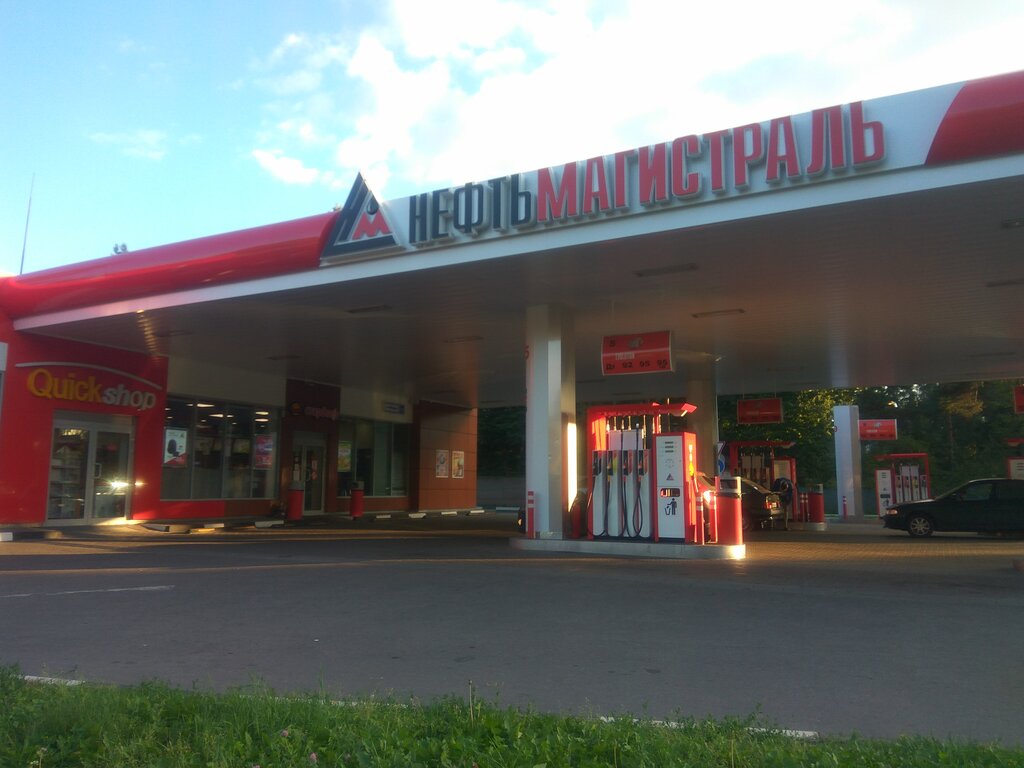 Benzin istasyonu Neftmagistral, Mytişçi, foto