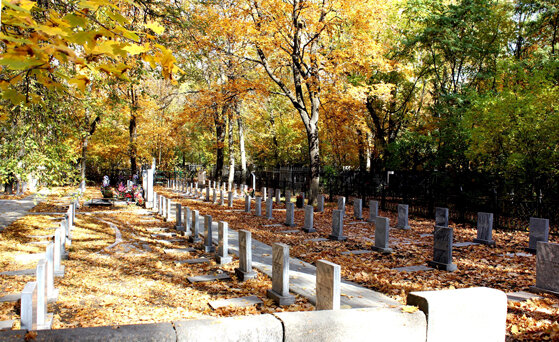 Anıt, heykel Братская могила № 3, Voronej, foto