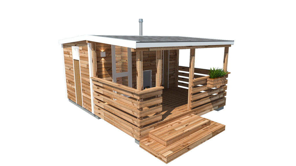 Hamam ve sauna inşaatı BaniaBOX, Cheboksary, foto