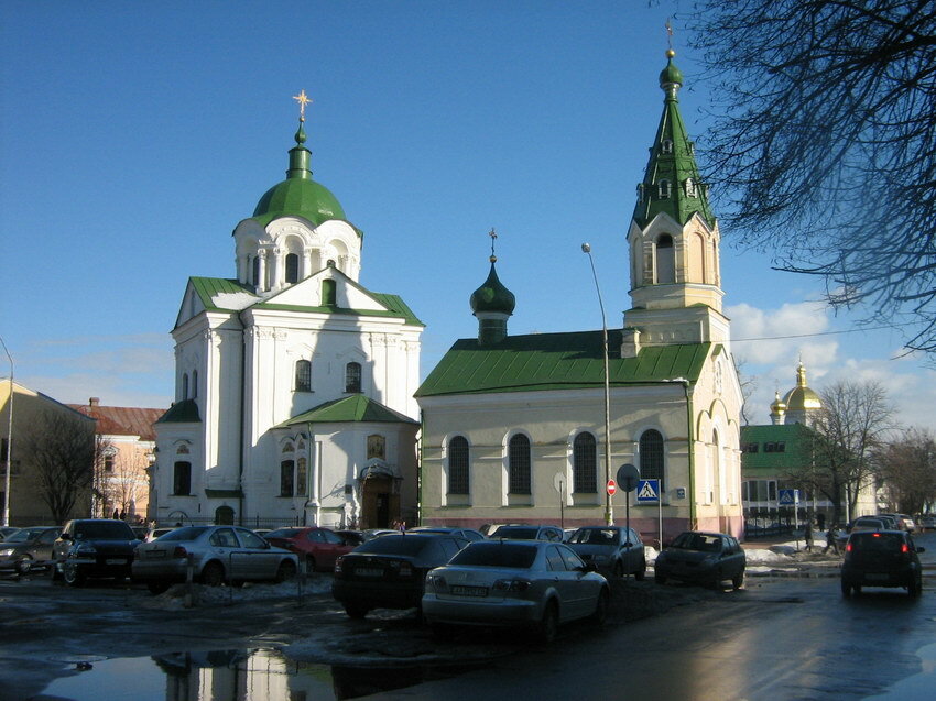 Ortodoks kiliseleri Svyato Ilinskaya tserkov, Kiev, foto