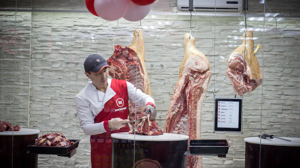 Kasap, şarküteri Myasnichy, Sosnovoborsk, foto