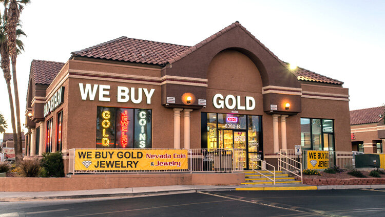 Nümismatik dükkanları Nevada Coin & Jewelry, Nevada Eyaleti, foto