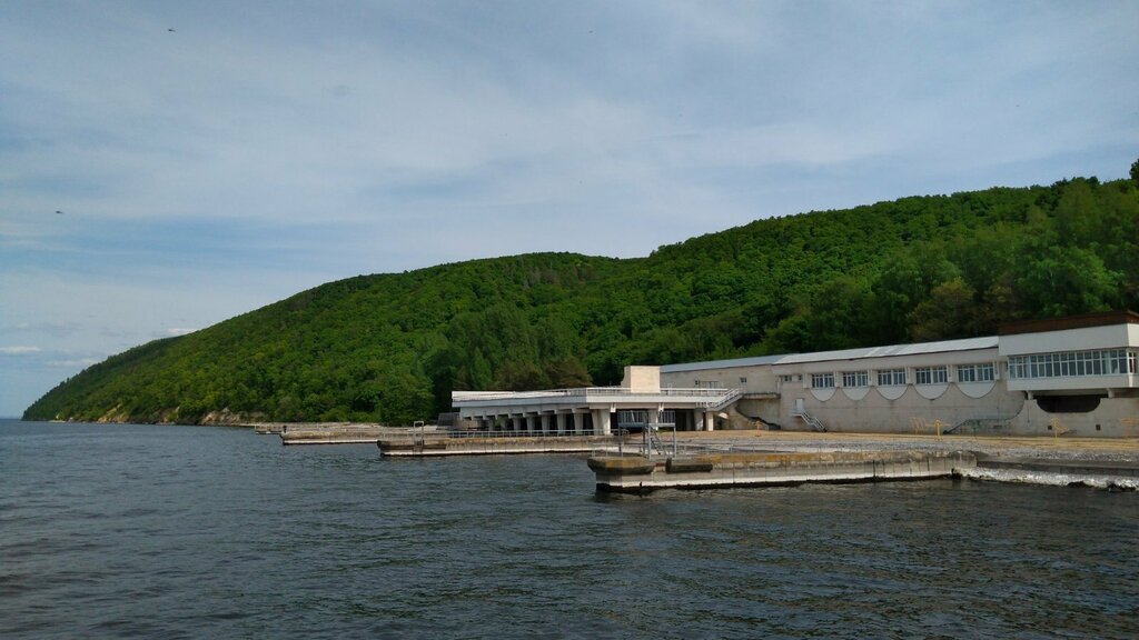 i̇skele причал санатория Волжский Утёс, Samarskaya oblastı, foto