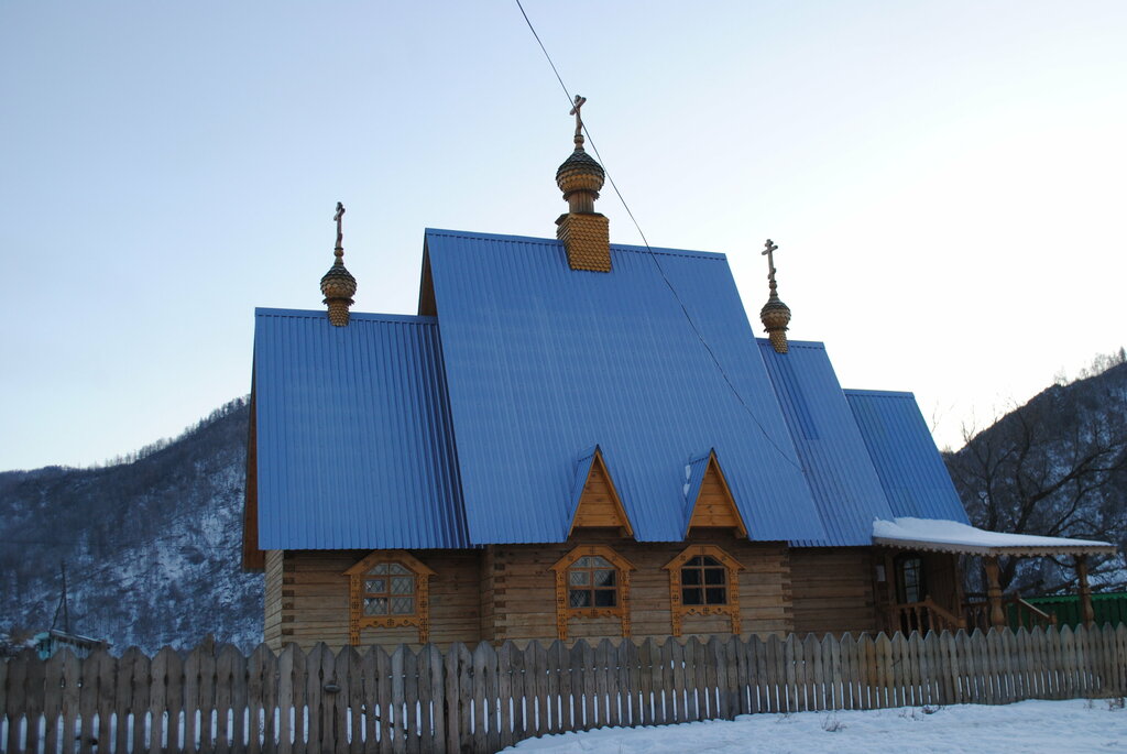 Ortodoks kiliseleri Церковь Архангела Михаила, Altay Cumhuriyeti, foto