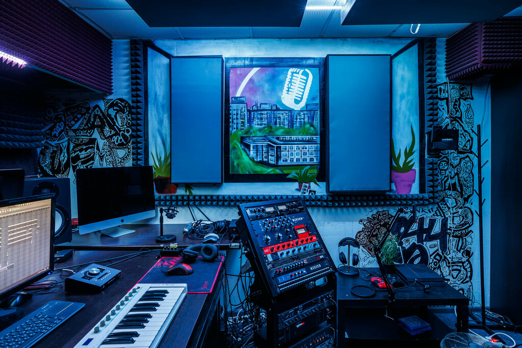 Ses kayıt stüdyoları Tambur Records, Moskova, foto