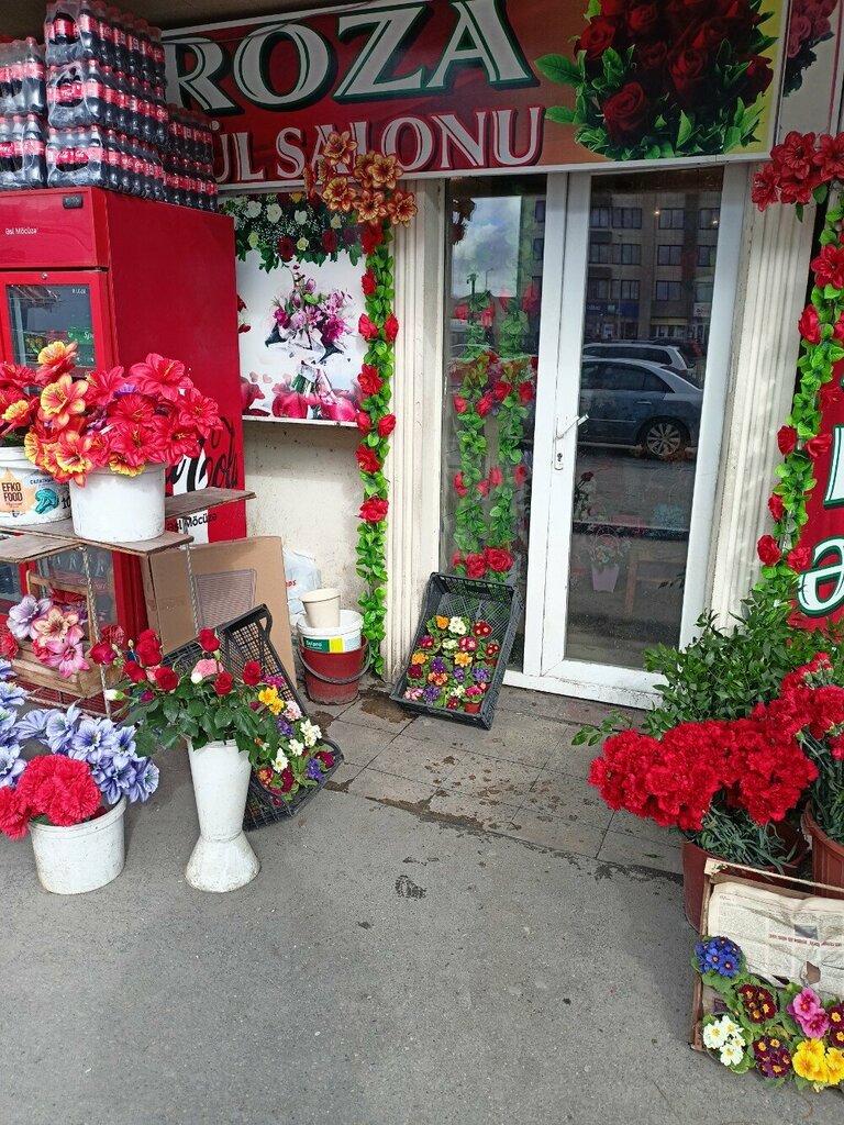Çiçekçiler Güllər, Bakü, foto