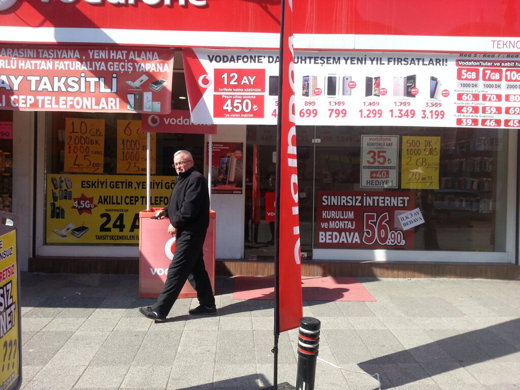 GSM operatörleri Vodafone, İstanbul, foto