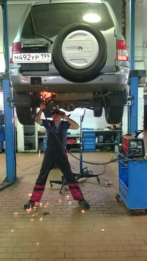 Kaynak işleri Remont glushiteley, Moskova, foto