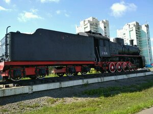 Паровоз (6-ya Stantsionnaya ulitsa No:2к2, Omsk), teknoloji anıtı  Omsk'tan