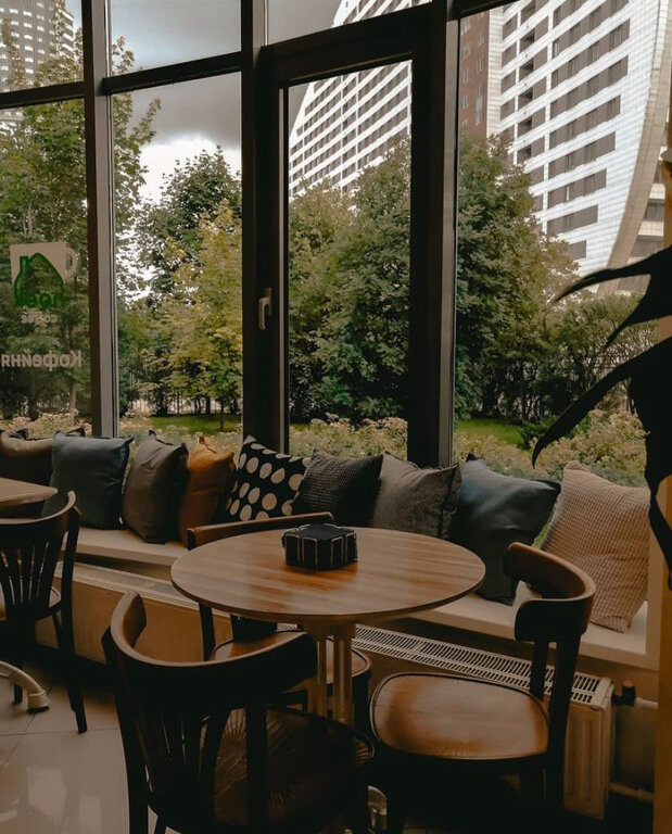 Kahve dükkanları Nook Coffee, Moskova, foto