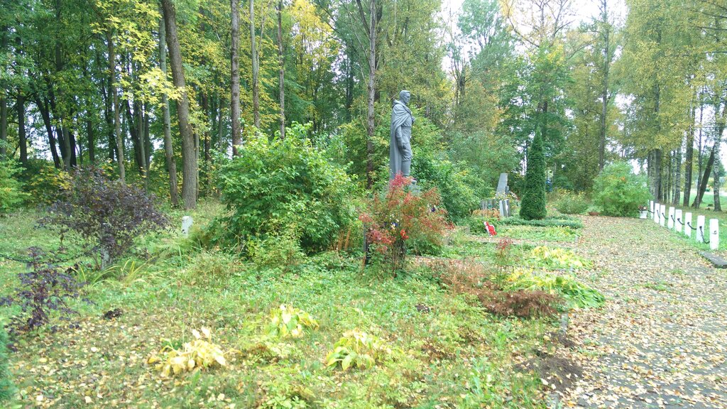 Anıt, heykel Воинский мемориал, Pskovskaya oblastı, foto