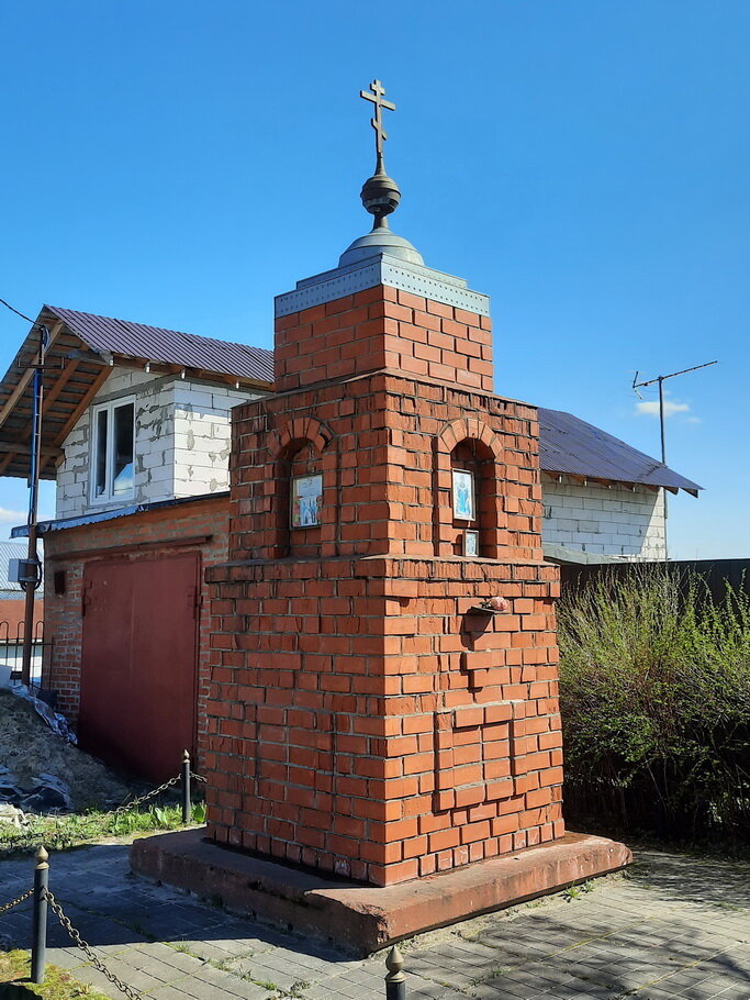 Şapel, haç anıtı Часовня-столп, Moskova ve Moskovskaya oblastı, foto